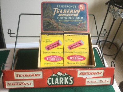 RARE original Clark’s “Teaberry Gum” display | eBay