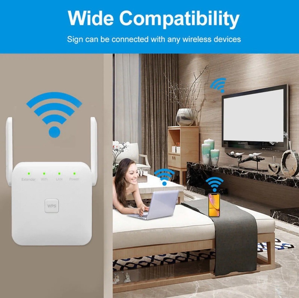 Extend Tecc Wifi Booster Extendtecc 1200Mbps Wireless 2024 Wifi Range ...