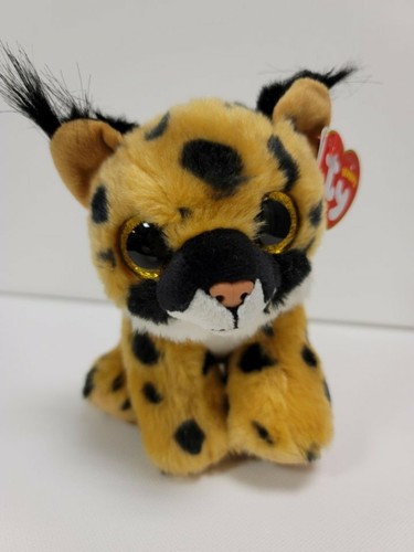 Ty Beanie Baby Larry The Lynx 6" 15cm MWMT Beautiful Spotted Coat | eBay
