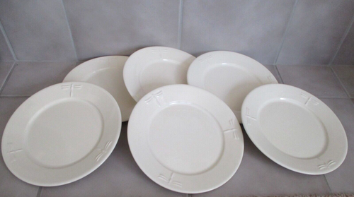 6 VARAGES France Libellule Embossed DRAGONFLY 10 5/8" Dinner Plates Set ...