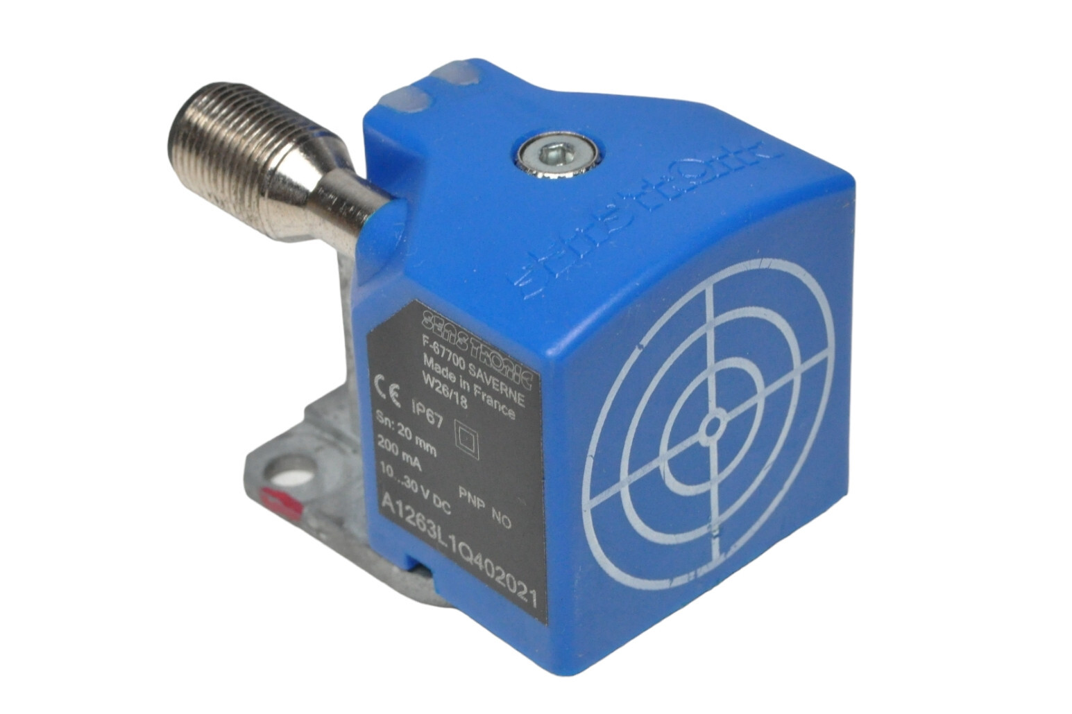 SENSTRONIC Inductive Sensor A1263L1Q402021, 20mm, 10...30V DC, 200mA ...