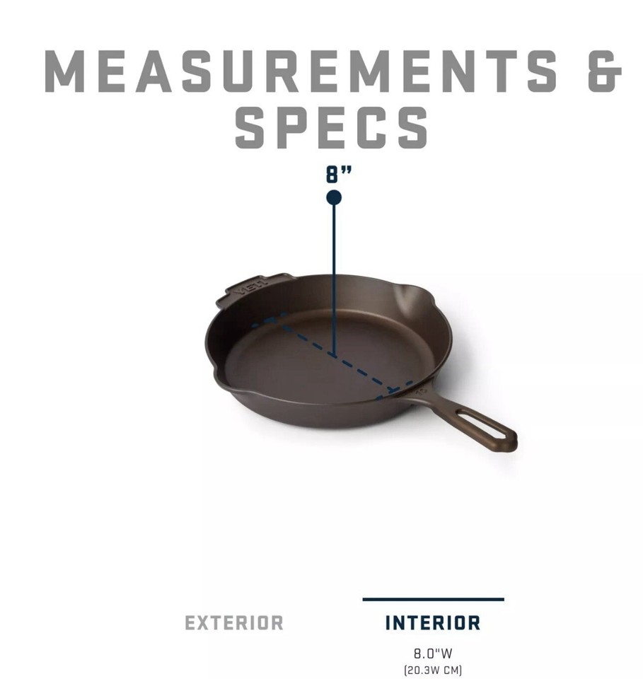 YETI 10” Cast Iron Skillet Butter Pat Industries - SOLD OUT & RARE 🍳 ...