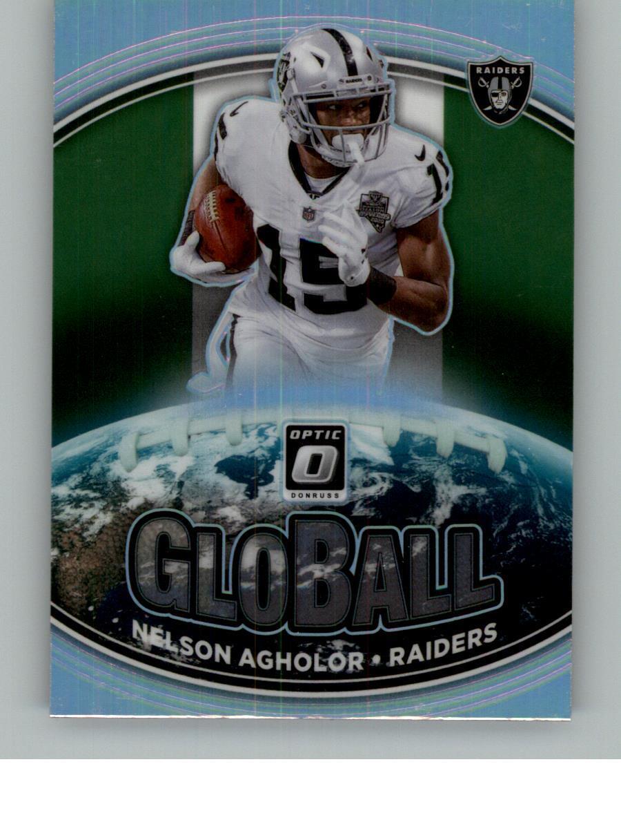 2021 Donruss Optic Nelson Agholor GB-10 Las Vegas Raiders GloBall | eBay