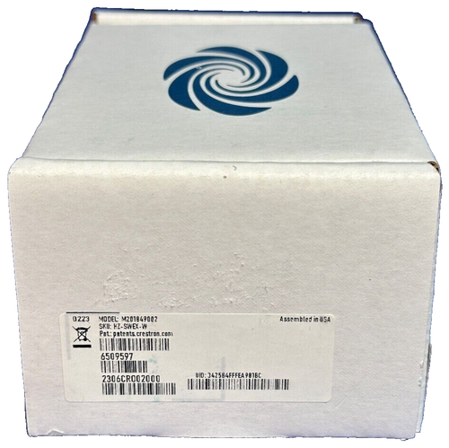 CRESTRON HZ-SWEX, Horizon In-Wall Switch, M201849002, White, Factory ...