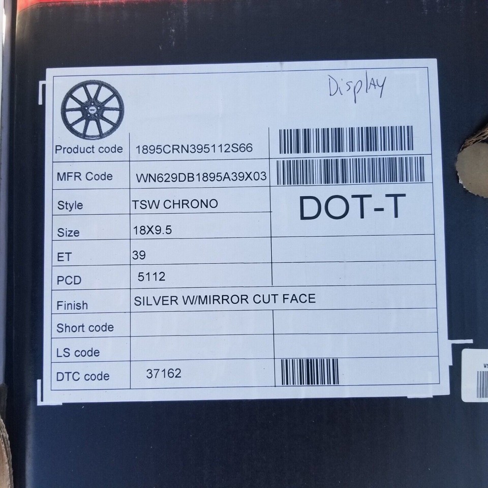 TSW Chrono RF Forged Wheel 18 x 9.5 Inch ET 39 5x112 1895CRN395112S66 ...