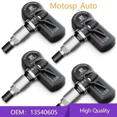 4X TPMS Tire Pressure Sensor 13540605 For 2020-2023 Sierra 3500 HD ...