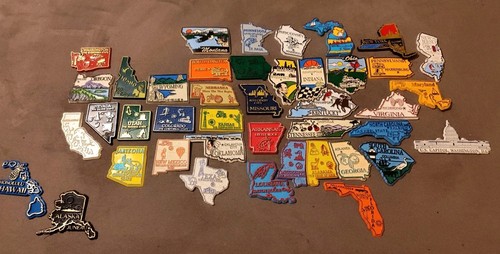Lot of 42 State Magnets 42 US States America USA Rubber Flexible | eBay