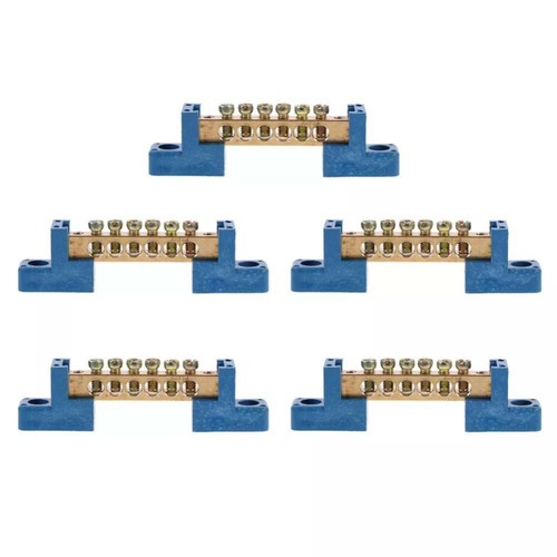 6 Position Terminal Block with Brass Wire Screw for Secure Connections ...