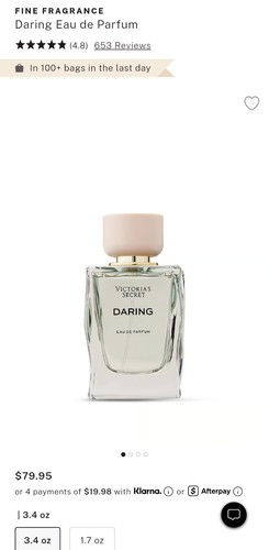 Daring by Victoria's Secret Eau De Parfum perfume 3.4oz/100ml Spray New ...
