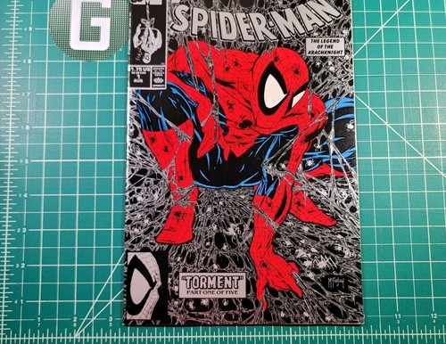Spider-Man #1 (1990) NM Classic Silver Cvr Todd McFarlane Marvel Comics Torment | eBay