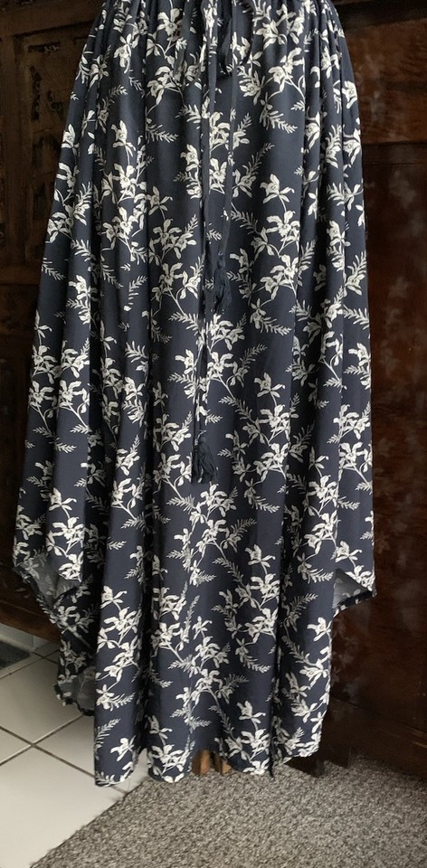 Caroline Morgan Maxi Dress SZ 16 Draw String Waist To Adjust Brand New ...