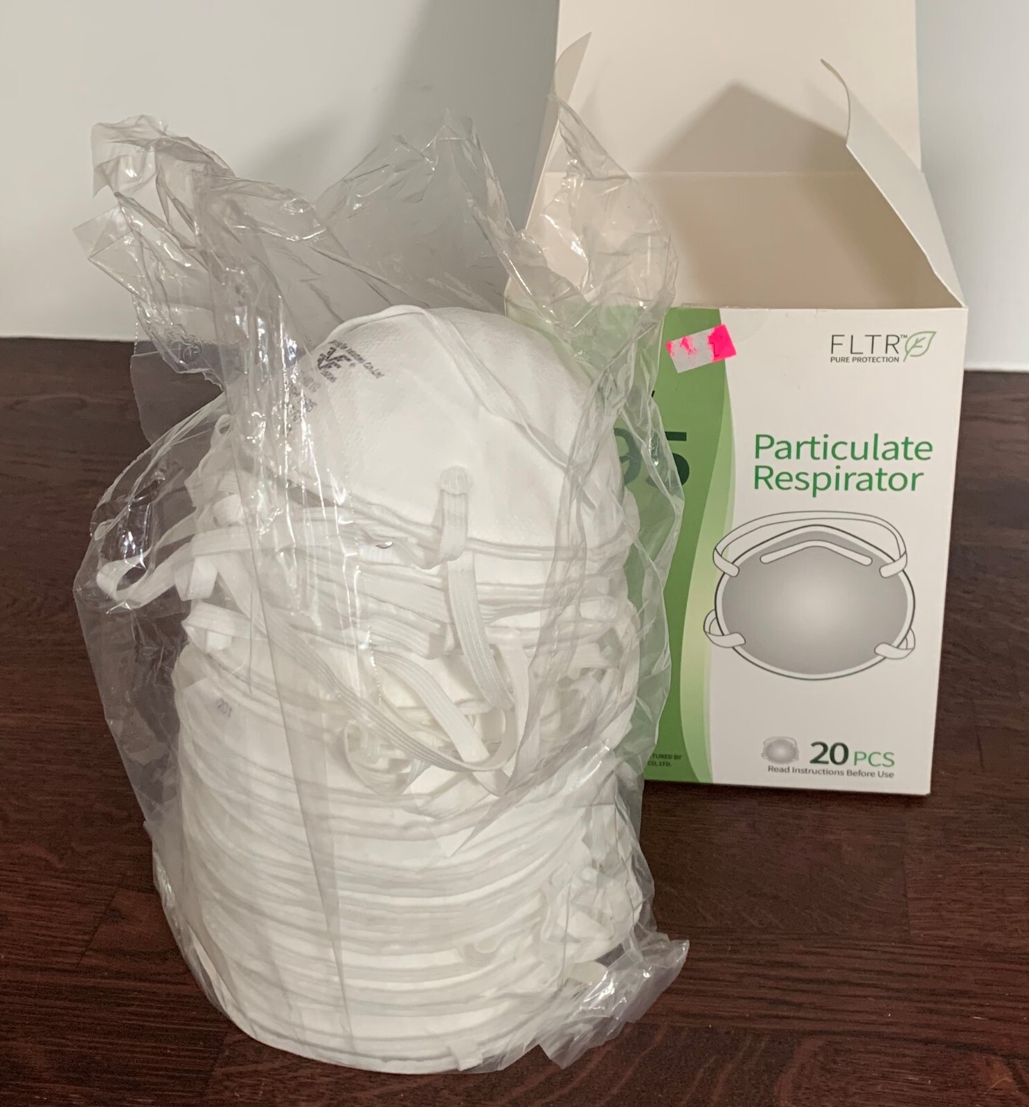 OPEN BAG FLTR NIOSH Certified 20 COUNT N95 Respirator Face Masks | eBay