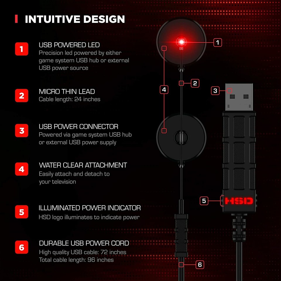 HipShotDot Red Dot LED Aim Assist Mod for FPS games! PS5, PS4, Xbox One ...