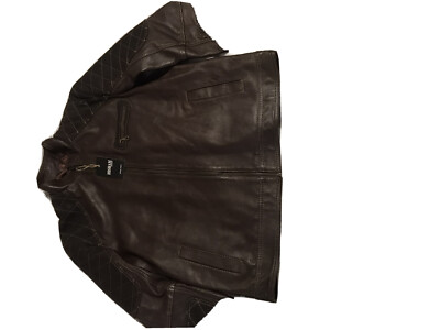 men leather jacket xl | eBay