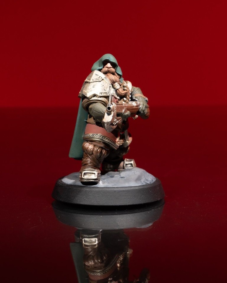 Dwarven Ranger Hooded - Ice and Fire - 32mm Unpainted DnD Miniatures | eBay