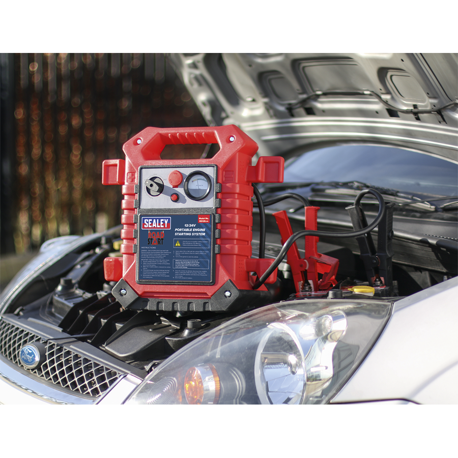 Sealey RS125 RoadStart Emergency Jump Starter 12/24V 3000/1500 Peak ...