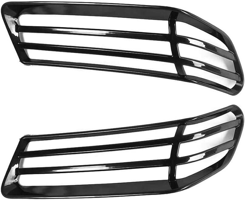 Black Front Eyebrow Light Lamp Guards Cover Trim For Jeep Wrangler JL ...