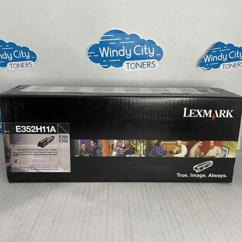 Genuine Lexmark E352H11A High Yield Black Toner Cartridge for E350 E352 ...