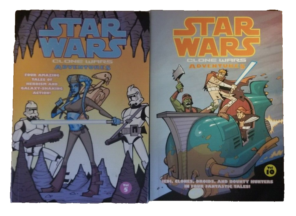 Star Wars Clone Wars Adventures Dark Horse Books Volumes 5 & 10 | eBay