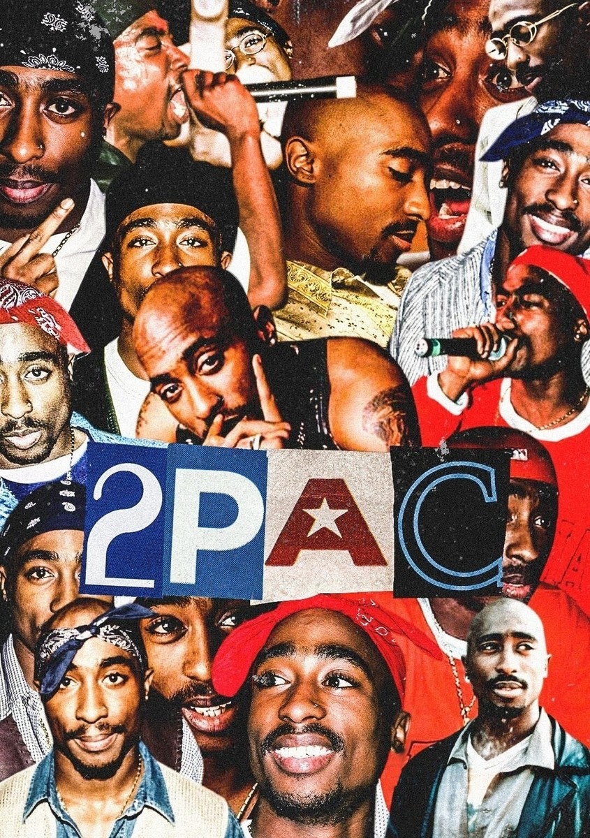 Tupac Shakur Collages Tupac Collage #tupacedits #tupac #collageprocess