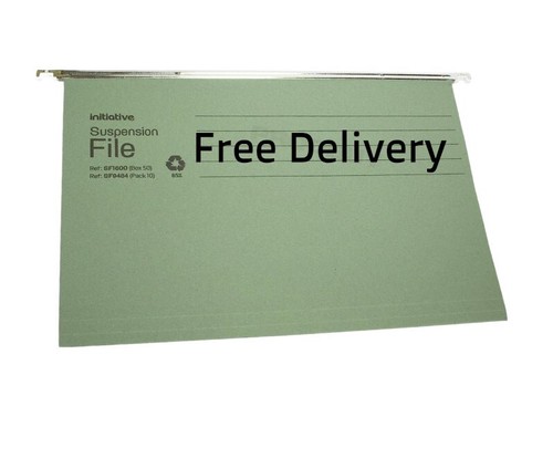 Green Hanging Suspension Files Foolscap Or A4 Folders Tabs Insert ...