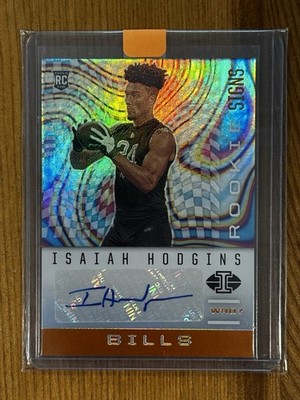 2020 Panini Illusions Football Isaiah Hodgins Rookie Signs Auto Buffalo ...