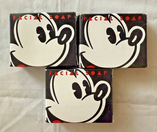 3 Walt Disney Resorts Mickey Mouse Bath Facial Soap Bars Vintage 90's 1 ...