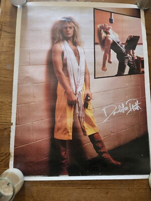 "Van Halen" rock n roll original Vintage Poster vintage David Lee Roth ...