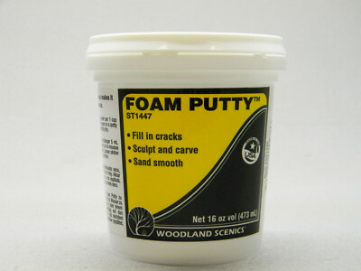 WOODLAND SCENICS ST1447 FOAM PUTTY MODELING scenery landscape train ...