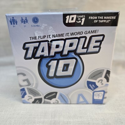 Tapple 10 Card Game Ten Ways To Play- Flip It, Name It Word Game ...