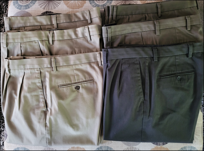 DOCKERS MEN'S KHAKIS SLACKS - CLASSIC FIT - 36" x 32" - VARIOUS COLORS ...