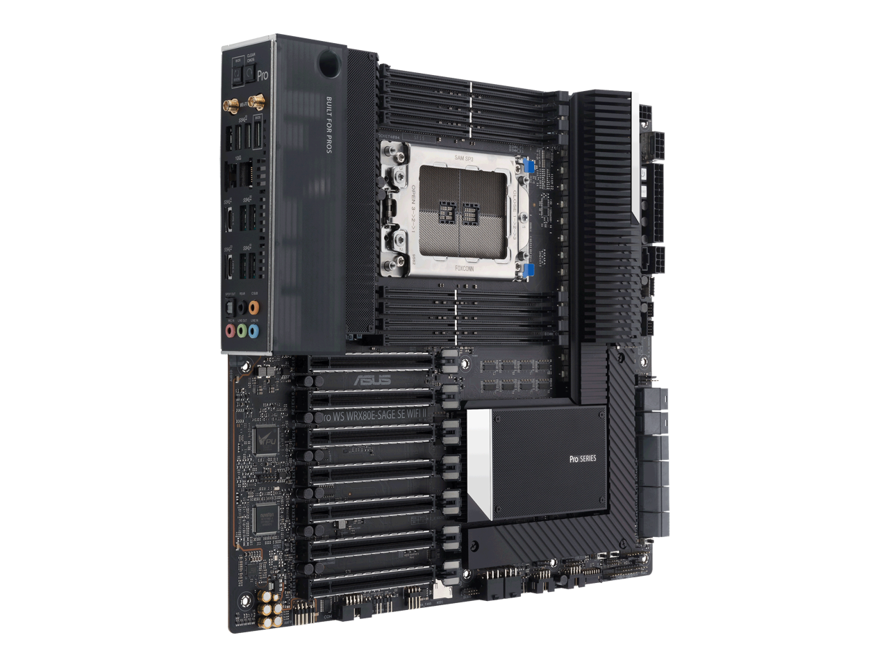 Asus WS WRX80E-SAGE SE WIFI II Desktop Motherboard - AMD WRX80 Chipset ...