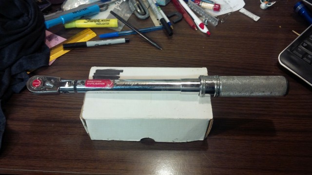 Snap-on 3/8" Drive Torque Wrench Flex Head 5 to 75 FT LB QD2FR75 for ...