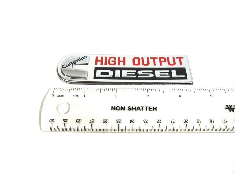 11-12 Dodge Ram 2500 & 3500 CUMMINS HIGH OUTPUT DIESEL NAMEPLATE EMBLEM ...