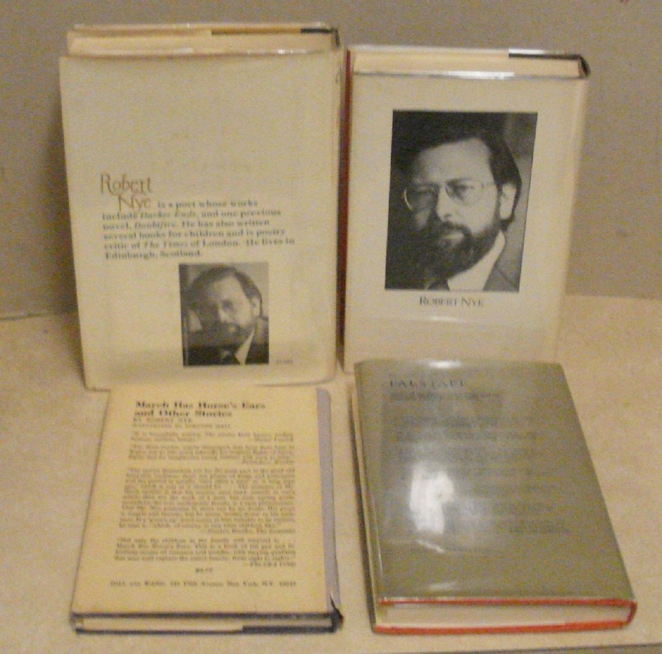4 Robert Nye 1st Ed 1st Taliesin Falstaff Merlin Voyage of the Destiny ...