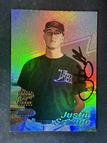 2002 Bowman's Best Justin Schuda Autograph Tampa Bay Rays | eBay