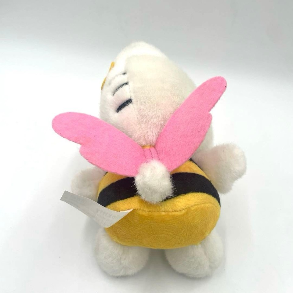 Hello Kitty Bee Plush Toy 17cm Heisei Retro Rare Non-Sale Articulated ...