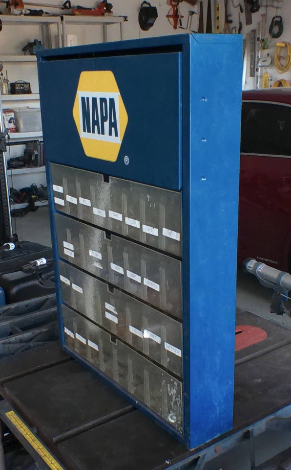 Automotive Light Bulb Display Cabinet NAPA w/bulbs! | eBay