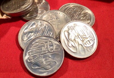 1981 20 Cent Australian Decimal Coin x 1. From Mint Roll. Suit PCGS ...