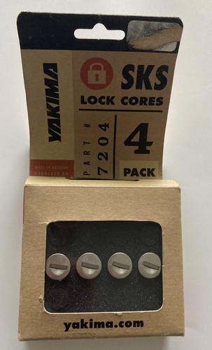 Yakima SKS Lock Cores Set Of Four With 3 Keys Part # 7204 Original ...