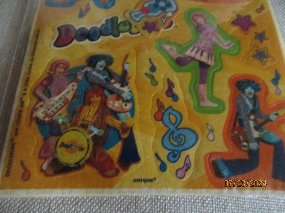 Vintage Unique 2006 Doodlebops Stickers 4 Sheets MIP | eBay