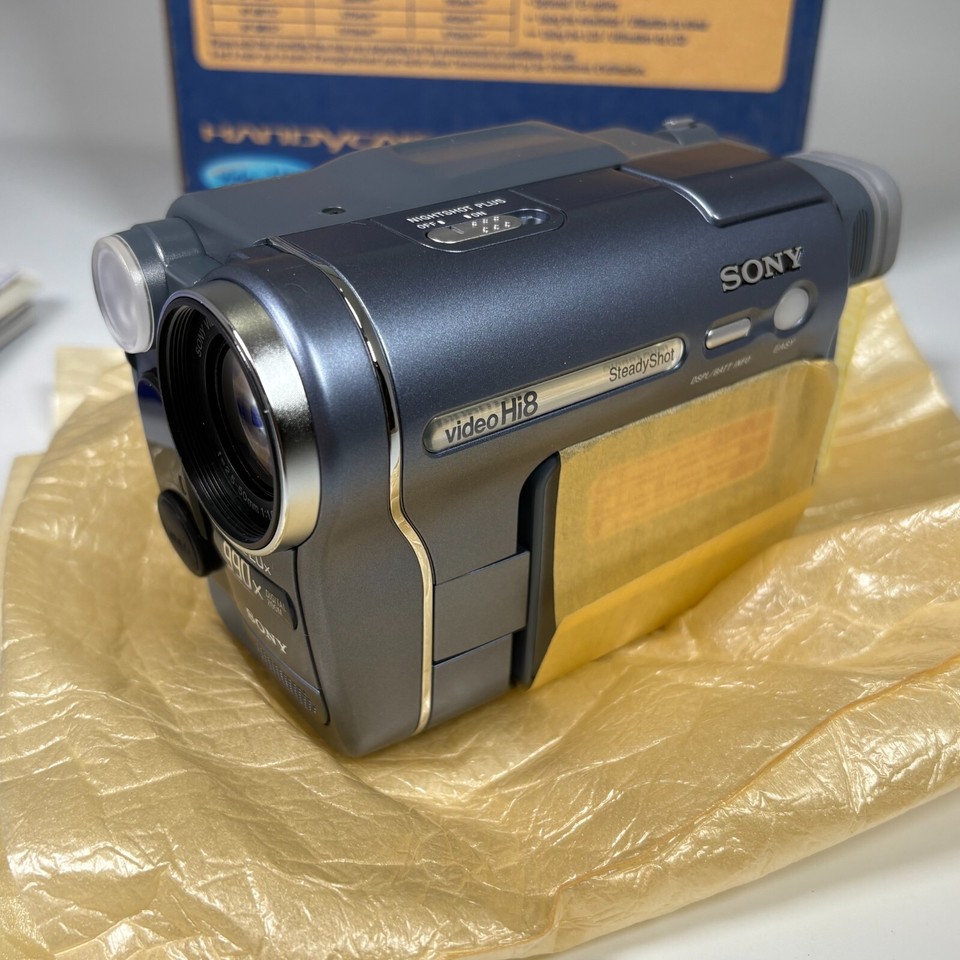 Sony Handycam CCD-TRV328 Hi-8 Analog Camcorder Blue New Open Box Rare ...