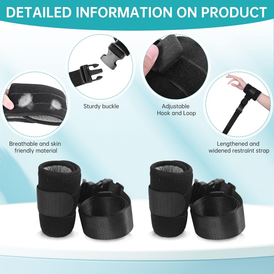 Medical Restraint Band, Bed Restraints for Elderly Dementia Patients ...