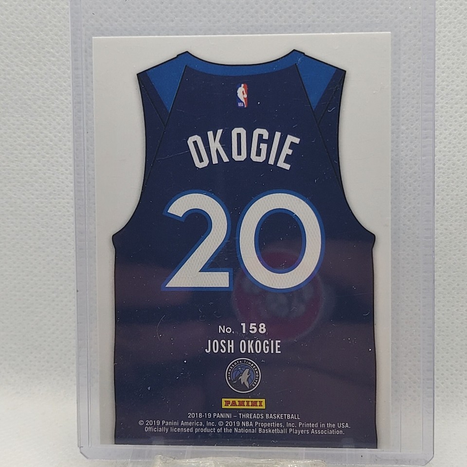2018-19 Panini Threads Josh Okogie Icon Jersey Dazzle Rare RC | eBay