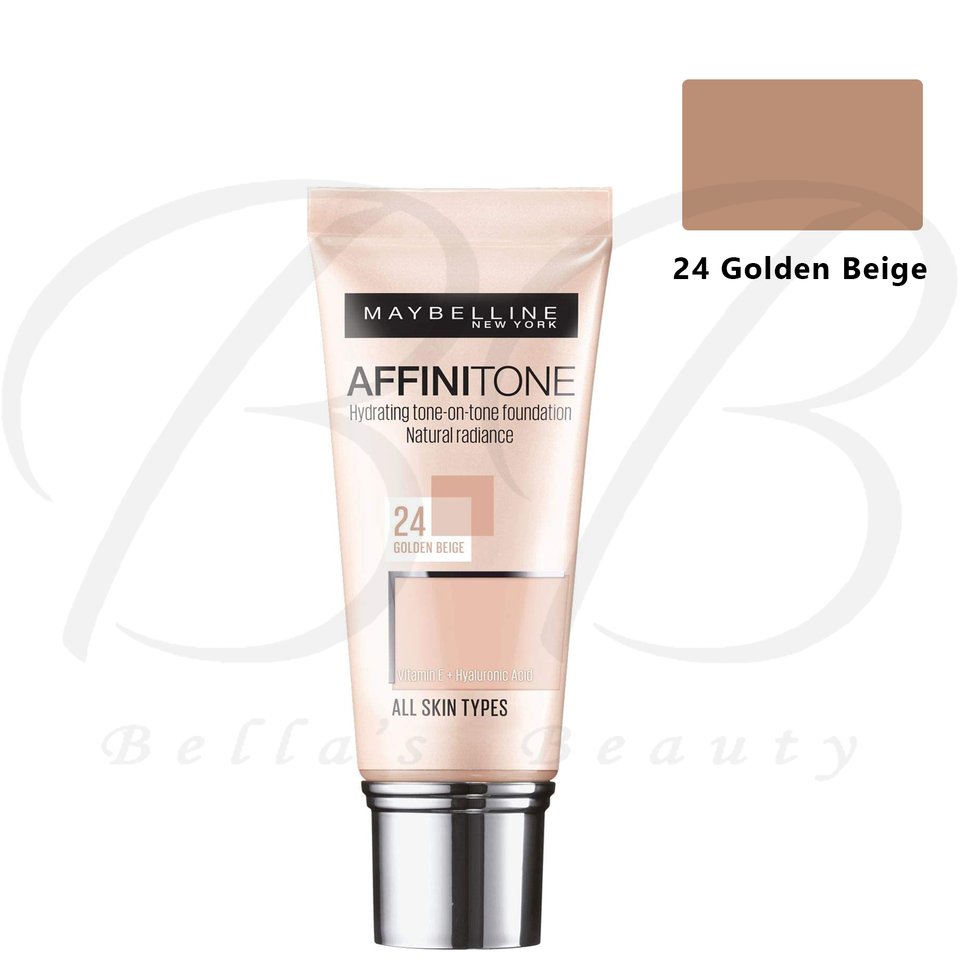 MAYBELLINE Affinitone Hydrating Vitamin E Natural Foundation 30ml ...