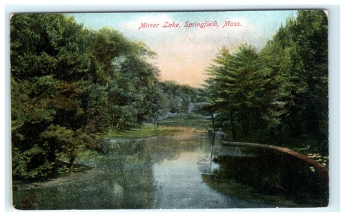 Mirror Lake Springfield MA Massachusetts Postcard | eBay