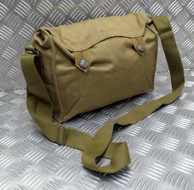 Genuine Army Vintage Gas Bag / Side / Shoulder / Messenger Bag - G1 70s ...