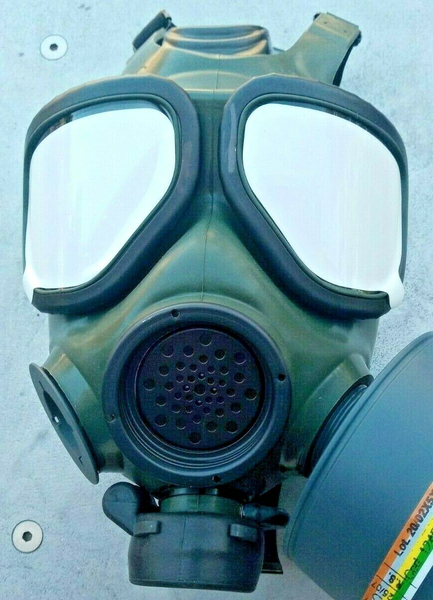 FR-M40 Military Issue Gas Mask/Respirator 40MM NATO New Sealed Size ...
