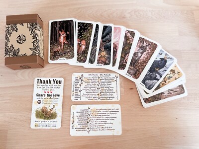 Oak Ash & Thorn Three Trees Tarot Card Set Complete RARE Kickstarter Ed ...