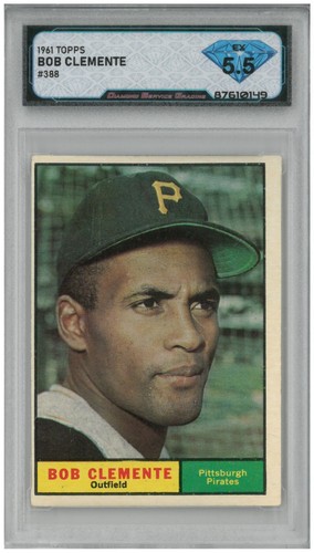 1961 Topps ROBERTO Bob CLEMENTE #388 💎 DSG 5.5 EX | eBay